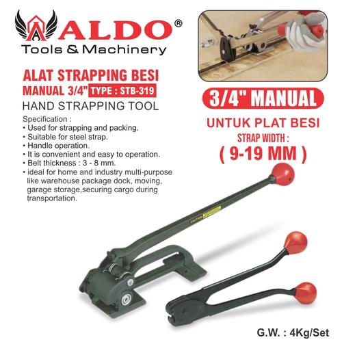 Jual ALAT STRAPPING BESI 3/4” STB-319 / ALAT PACKING TOOL UNTUK PLAT ...