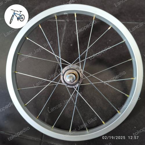 Jual Rims set velg sepeda 16 inch lengkap ada bos dan ruji tinggal ...
