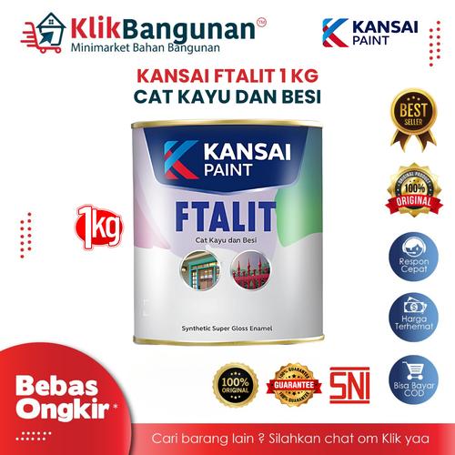 Promo KANSAI FTALIT 1KG / CAT KAYU DAN BESI / CAT SINTETIS - SUPER ...