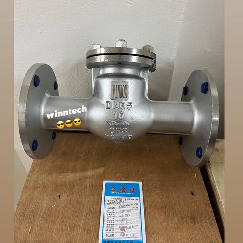 Jual SWING CHECK VALVE WINNOX SS304 FLANGE PN16 SIZE 2,5 INCH DN65 ...