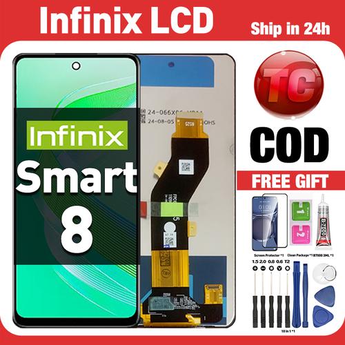 Promo Original LCD INFINIX SMART 8 Fullset asli Layar hp touchscreen ...