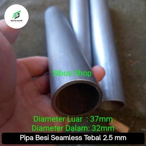Jual Pipa Besi Seamless OD 37mm ID 32mm Tebal 2.5mm Panjang 20cm sampai ...