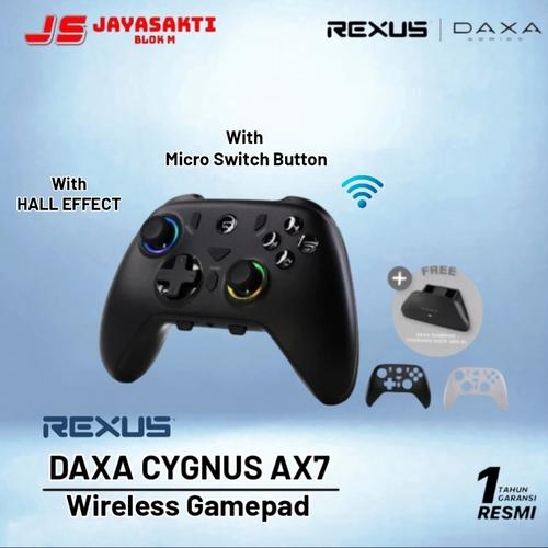 Promo Rexus Daxa Cygnus AX7 Wireless Gamepad Dual Connection White ...