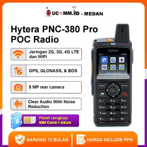 Jual Hytera PNC 380 Pro POC Radio Wifi 4G LTE GPS Kamera 5MP Original ...