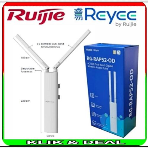 Jual Ruiji reyee RG-RAP52-OD Wifi 5 AC1300 dual-band wireless access ...