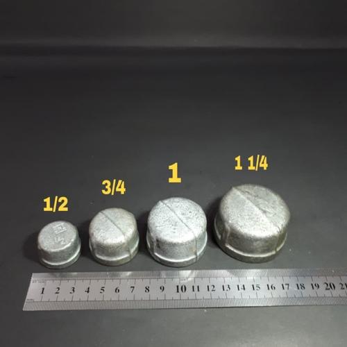 Jual Galvanis/Galvanise Dop 1" inch in/Dop Besi/Cap/Tutup Pipa Drat ...