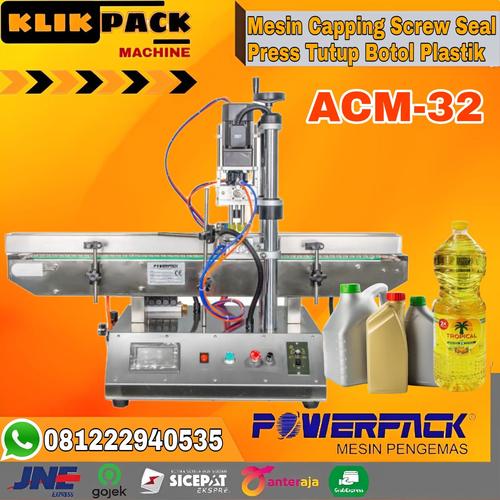 Jual Mesin Capping Screw Press Tutup Botol Conveyor Automatic ACM-32 POWERPACK - Jakarta Barat ...