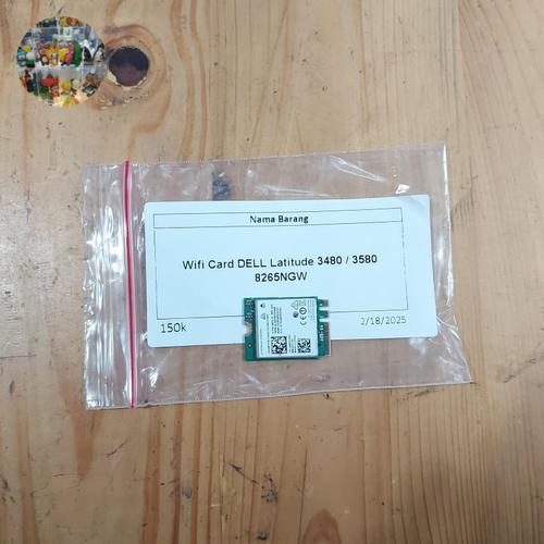 Jual Wifi Card DELL LATITUDE 3480/3580 8265NGW - Kab. Bekasi ...