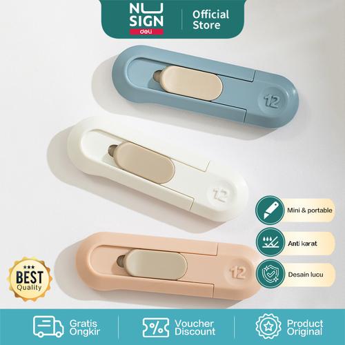 Jual Nusign Mini Cutter / Pisau Pemotong Mini Portable Warna Pastel ...