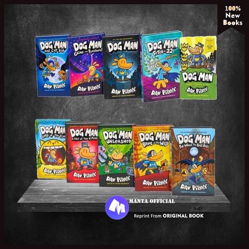Jual Dog Man Series 12 Books Collection By Dav Pilkey Scarlet Shedder ...