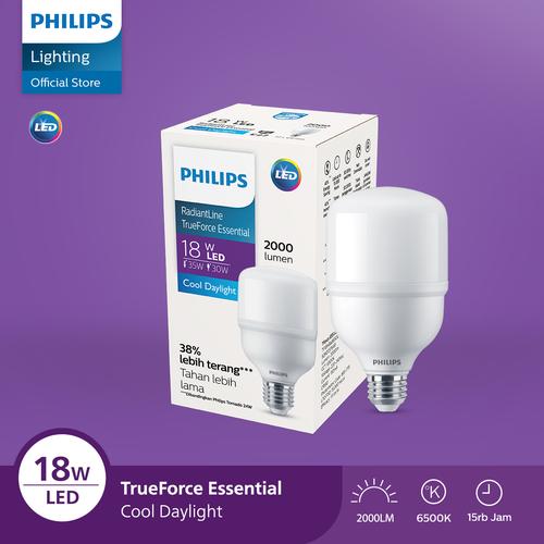 Promo Lampu Philips Bohlam Radiantline TrueForce Essential 18W Putih - Jakarta Utara - Philips ...