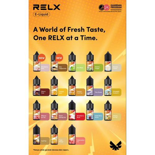Jual NEW RELX LIQUID SALT NIC SERIES LIQUID 30MG 30ML by RELX AUTHENTIC ...