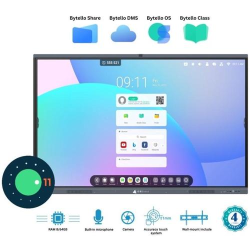 Jual Interactive TV Ice Board X Series 86" Inch - Android 11 - Camera ...