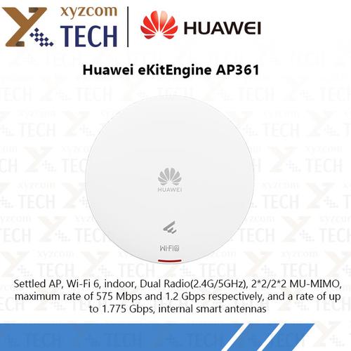 Jual Huawei eKitEngine AP361 Settled AP, Wi-Fi 6, indoor, Dual Radio(2.4G/5GHz), 1Yr - Jakarta ...