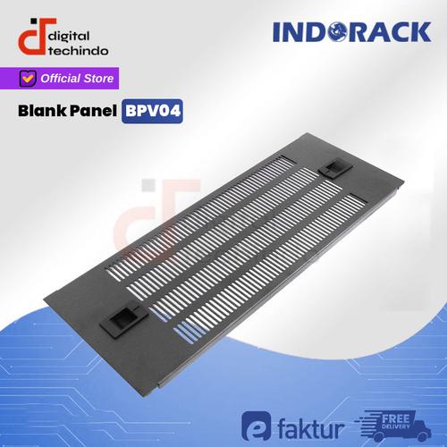 Jual INDORACK Accesories Blank Panel Ventilation 4U Penutup Celah Rak ...