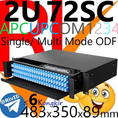 Jual ODF OTB 72C Rack 72Core Adapter Pigtail SC 72 Port/Core Fiber ...