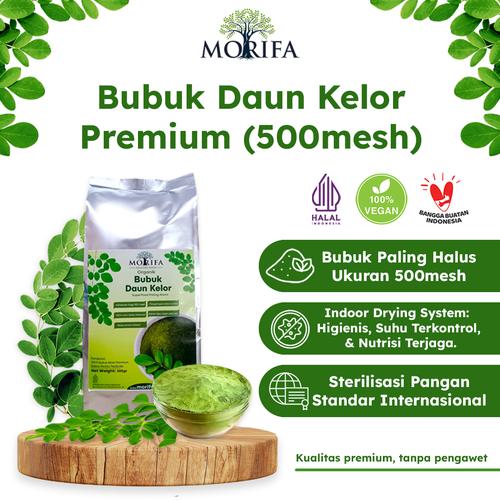 Promo Daun kelor bubuk organik serbuk kelor super halus 500mesh premium 500g - Jakarta Barat ...