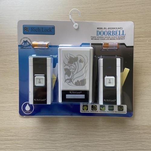 Jual RICH LOCK RL-8528 K2 (AC) 2 REMOTE DOORBELL BELL PINTU RUMAH ...