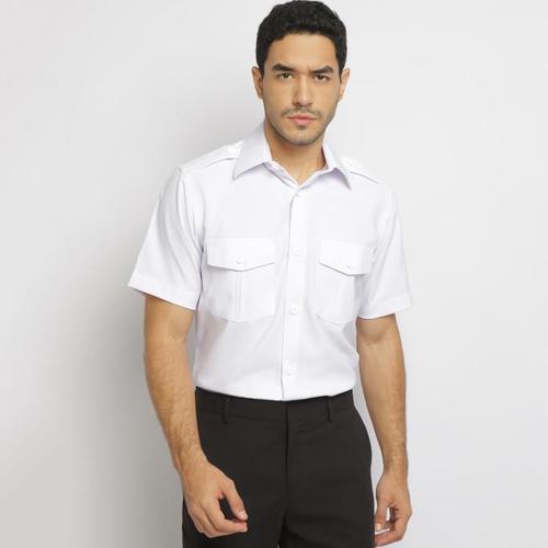 Jual KEMEJA PDH PDL PNS PUTIH LENGAN PENDEK SERAGAM KERJA JACKERTON - S ...