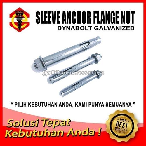 Jual Galvanis / Dynabolt Putih M12x100 / Sleeve Anchor Bolt M12 ...