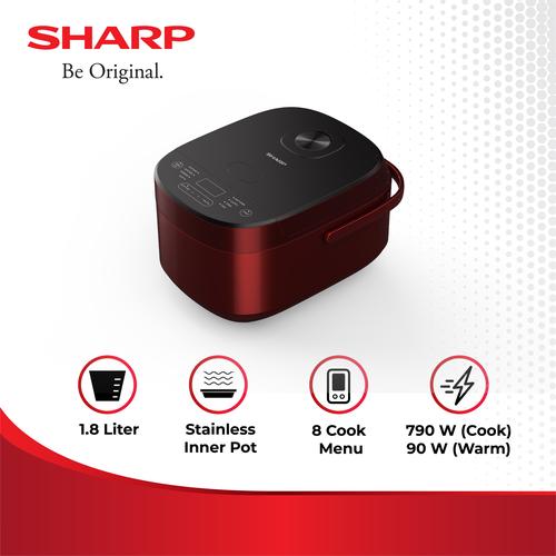 Promo Sharp Rice Cooker Digital 1.8L KS DF18RD / KS-DF18-RD / KS-DF18 ...