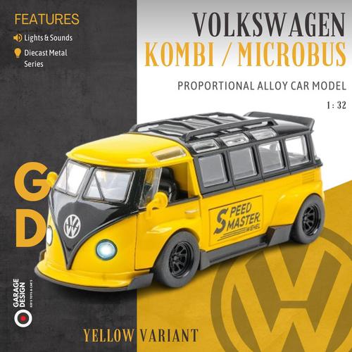 Jual Miniatur Diecast Mobil Volkswagen Kombi Microbus / Minivan / Van ...
