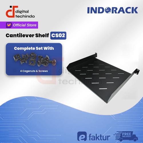 Jual INDORACK Accesories Cantilever Shelf 1U Tatakan Wallmount 350mm CS02 - Jakarta Pusat ...