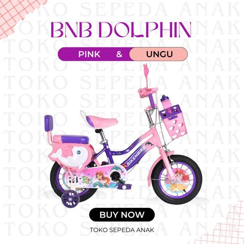 Jual Sepeda Anak Perempuan Usia 3 4 Tahun BNB Dolphin Riri Bike Ukuran ...