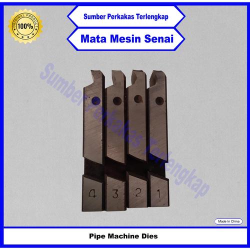 Jual Mata Senai Mesin Drat Pipa NPT Model Kotak Merk TIGER - 1/2" - 3/4" - Jakarta Selatan ...