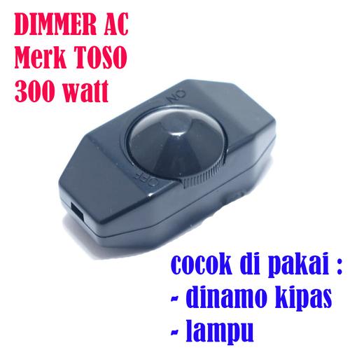 Jual Dimmer AC 300 Watt TOSO pengatur kecepatan dinamo kipas fan ...