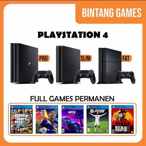 Promo PS4 Slim Playstation 4 SONY HDD 1TB - PRO 1 TB, 2 STIK+PAKET AB ...