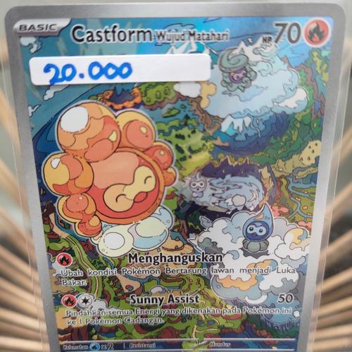 Jual Castform Wujud Matahari AR Kilat Rasi TCG Pokemon Indonesia - Kota ...