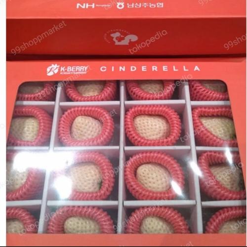 Jual Promo Strawberry white lotus | Buah strawberry putih premium pack ...