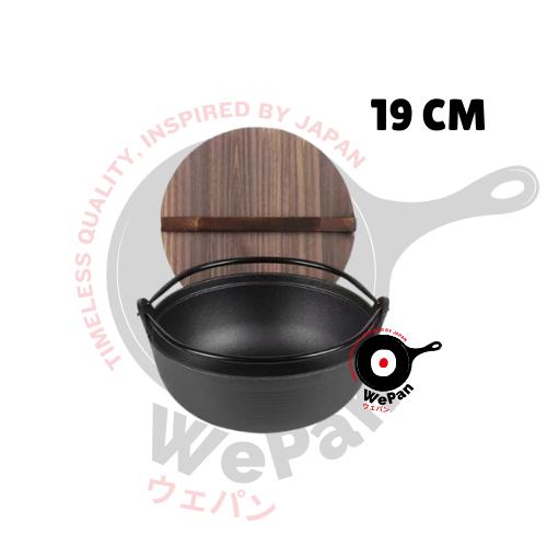 Jual WePan Japanese Cast Iron/Besi Cor Sukiyaki/Shabu/Nabe Pot 19CM wok ...