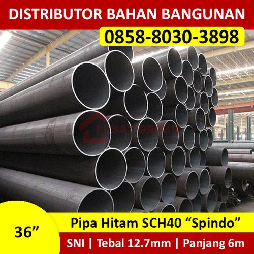 Jual Pipa Hitam SCH40 36" Inch SNI Spindo Panjang 6 Meter - Jakarta Utara - Pusat Grosir Bahan ...