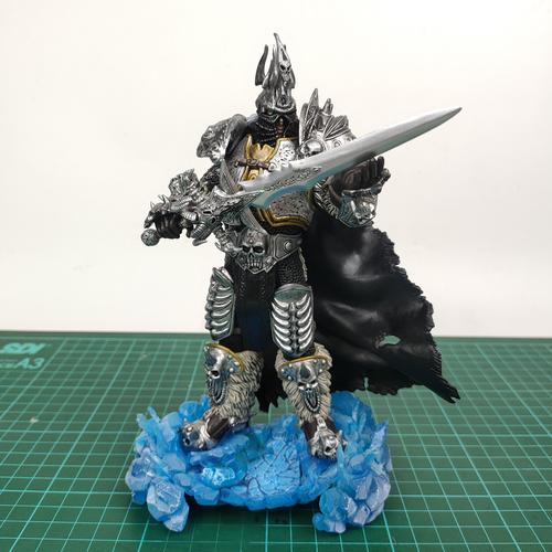 Promo Figure Statue Arthas Menethil World of Warcraft Fall of The Lich ...