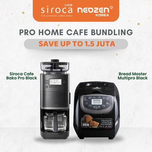 Promo Siroca Cafe Bako Pro Fully Automatic Coffee Maker - Mesin Kopi Otomatis Terbaru (Black ...