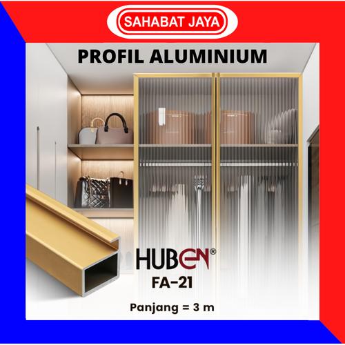 Jual HUBEN Profil Frame Handle Alumunium Aluminium FA 21 FA21 FA-21 ...