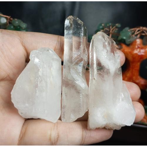 Jual Batu Natural Clear Quartz Rough / Raw / Point Sichuan Stone (1 ...