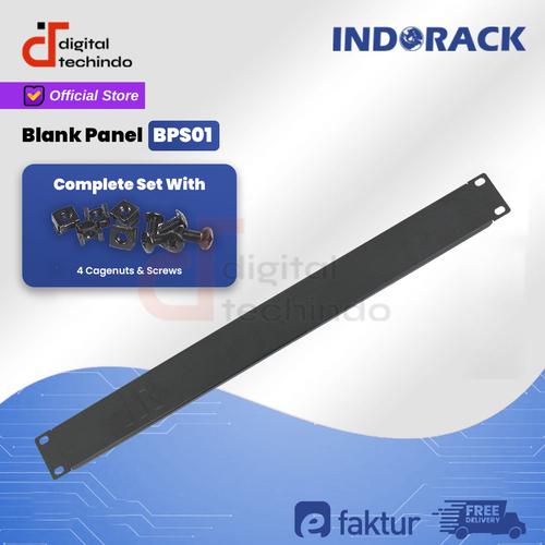 Jual INDORACK Accesories Blank Panel Standart 1U Penutup Celah Rak ...