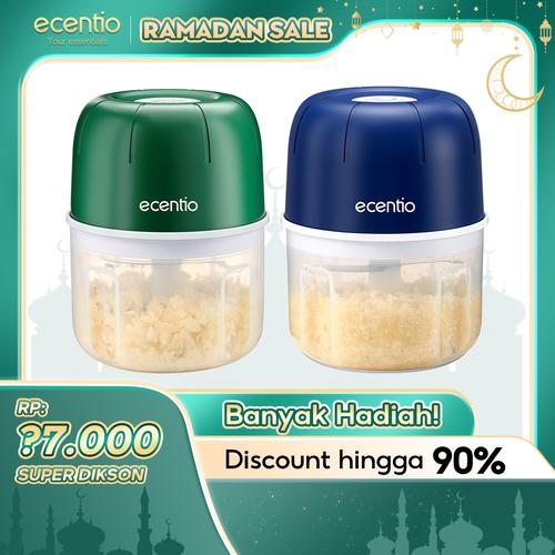 Promo ecentio Mini Chopper 6 pisau Portable Blender Penggiling Bumbu ...