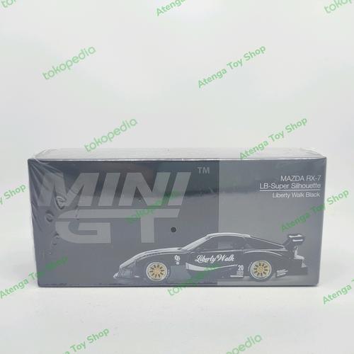 Jual Mini GT 785 Mazda RX-7 LB-Super Silhouette Liberty Walk Black ...