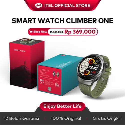 Promo Official Itel Smartwatch O43 Max smart watch 1.43 inch AMOLED ...