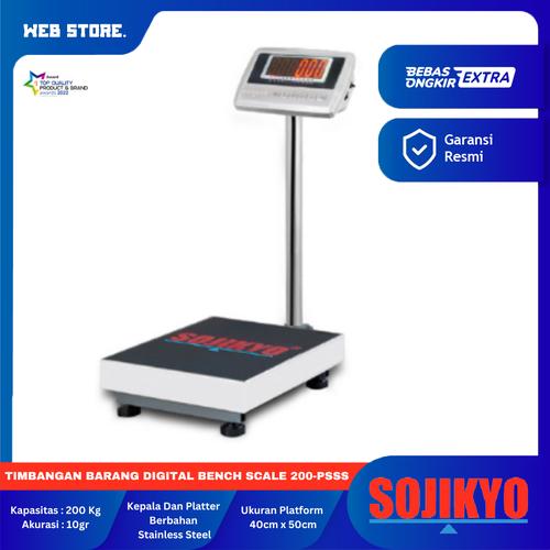Promo Timbangan Barang Digital Bench Scale SS Platfrom Bench Scale 200 ...