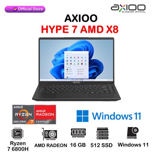 Promo LAPTOP AXIOO HYPE 7 AMD X8 | Ryzen 7 6800H 16GB 512GB Windows 11 ...