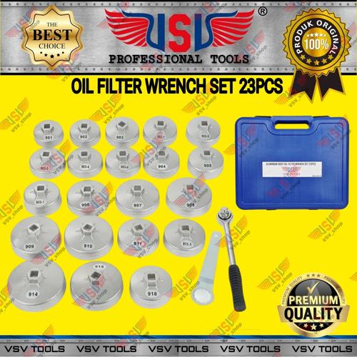 Jual Kunci Oli Filter Mangkok Aluminium Aloy Steel Material VSV Oil ...