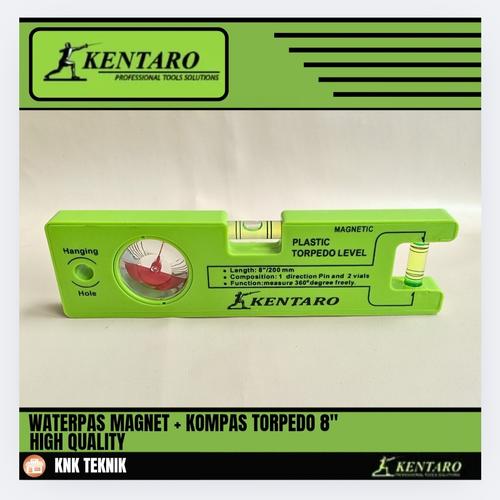 Jual Waterpas Water Pas Magnet Kompas Torpedo 8" Kentaro - Kota ...