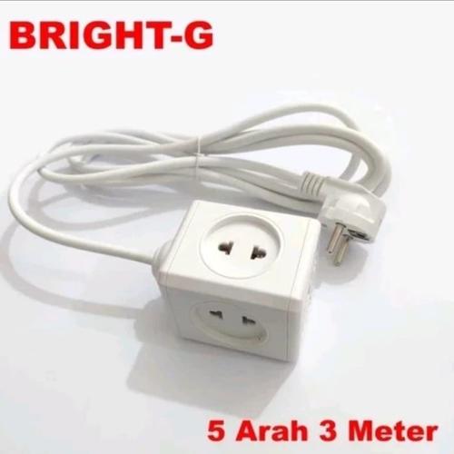 Jual T-Arde Steker Multifungsi 5 Lubang Panjang Kabel 3M Shukaku - TANPA KBL - Jakarta Pusat ...