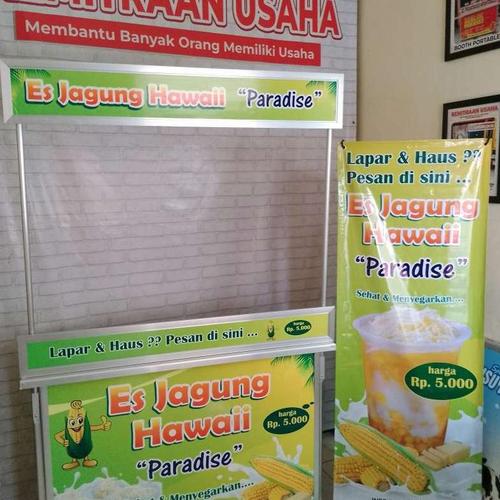 Jual Terlaris Booth Portable Meja Lipat Rombong Es Teh ukuran 120x60 ...