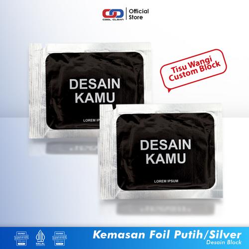 Jual Tisu Basah Wangi Custom Logo atau Desain Block Restoran Travel ...